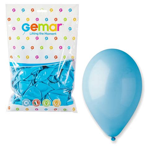 BALONY PASTELOWE G110 BŁĘKITNY 30cm 100szt GEMAR 13416084490 Allegro pl