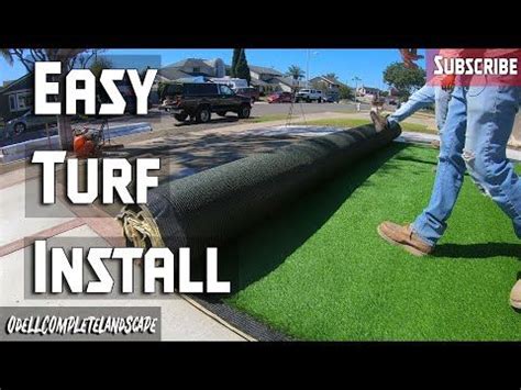 Front Yard Remodel 5 How To Install Artificial Turf Step By Step