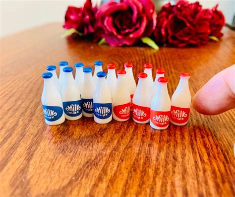 112 Scale Dollhouse Miniatures Milk Toy Etsy
