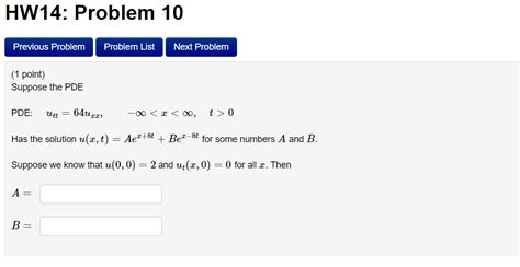 solved hw14 problem 10 previous problem problem list next