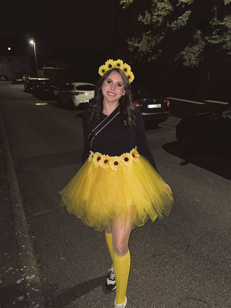 DIQ Sonnenblumen Kostüm Karneval kostüm damen Fasching kostüme damen