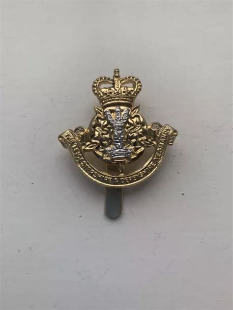 British Army Leicestershire Derbyshire Yeomanry Anodised Cap Badge