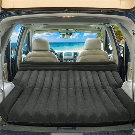 SAYGOGO Matelas gonflable de voiture lit de voyage Matelas épais de