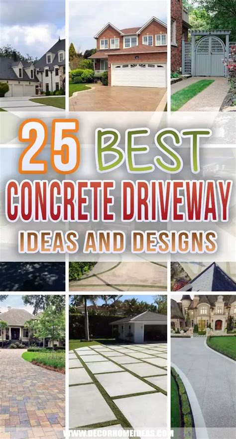 Best Concrete Driveway Ideas Boost Your Curb Appeal With These Cheap