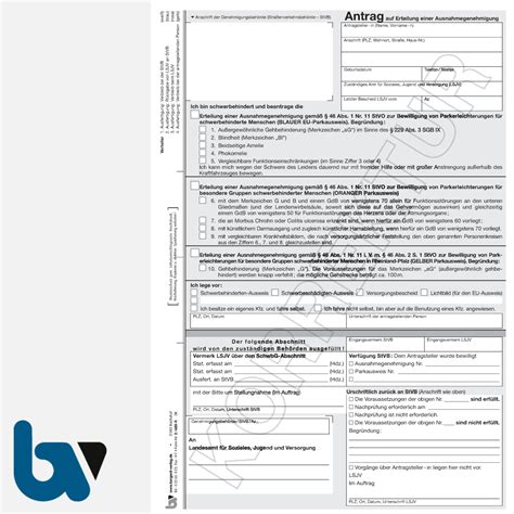 Borgard Verlag Shop Antrag Auf Parkausweis Sonderregelung Rheinland