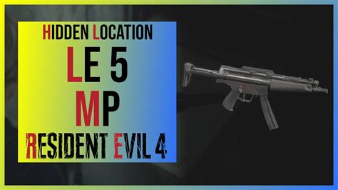 Resident Evil Remake Le Submachine Gun Location Hidden Mp Weapon