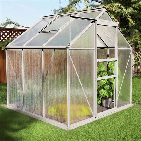 Serre De Jardin Polycarbonate M Avec Base Oogarden