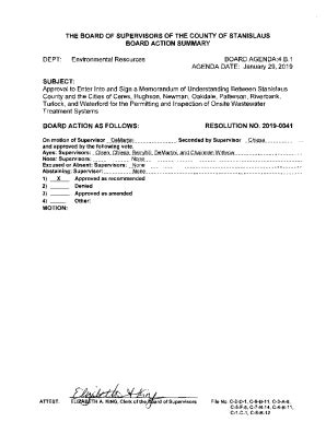 Fillable Online Approval To Enter Into And Sign A Memorandum Of
