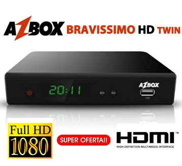 Receptor AZBOX MOOZCA Bravissimo HD Twin Full HD 1080P IKS E SKS