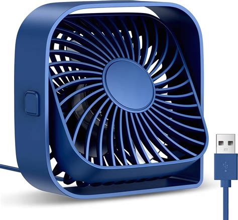 Wiatrak USB Cichy mini wentylator biurkowy chłodzenie TOPK K50