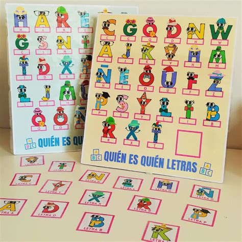 Quién es quién letras La Casita Educativa