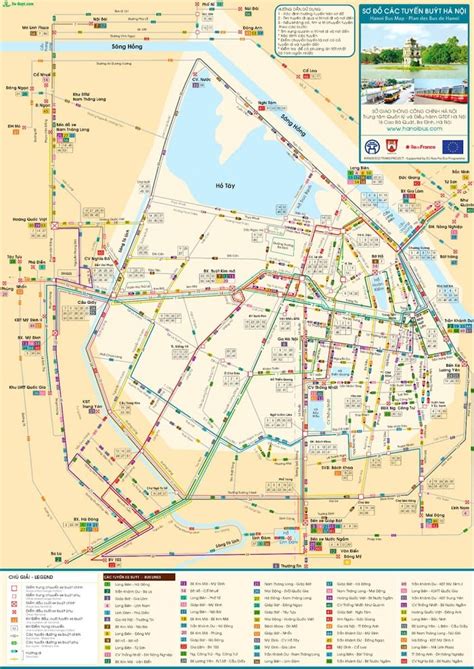 Bản đồ xe buýt Hà Nội Tuyến lịch trình giá vé 2024