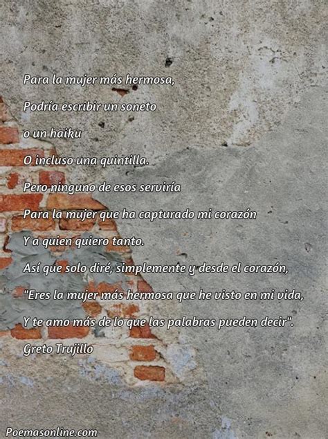 Cinco Poemas Para La Mujer Mas Hermosa Poemas Online