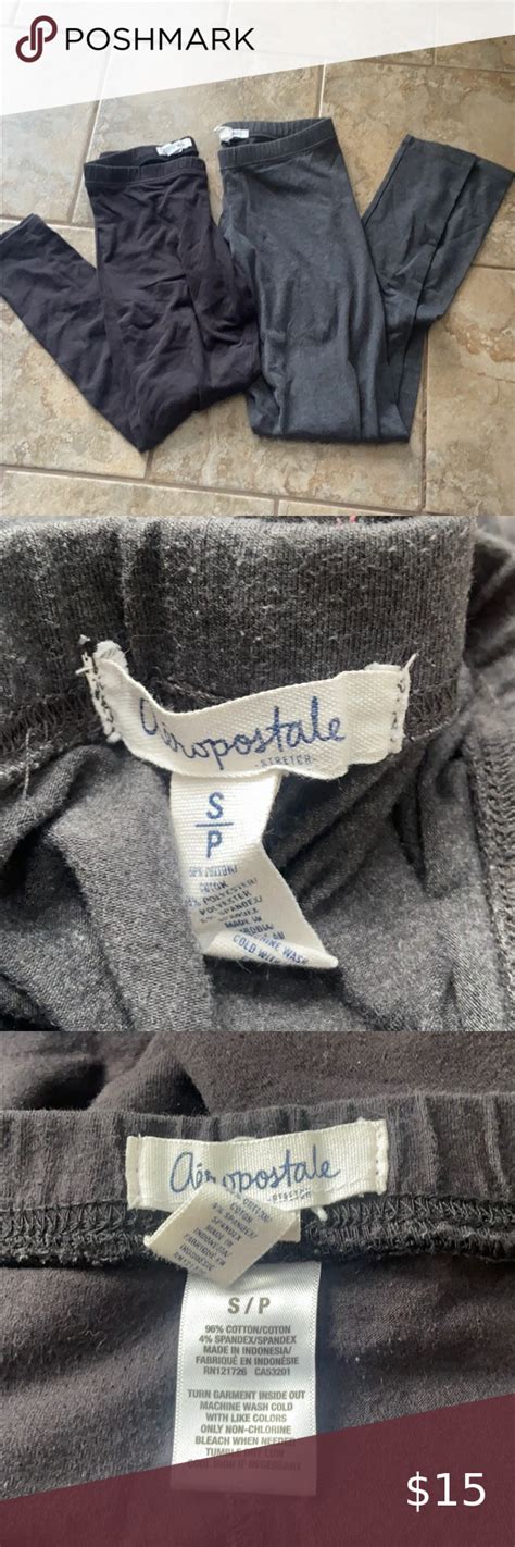Bundle of 2 Aéropostale Leggings Super soft and comfy Black is Capri