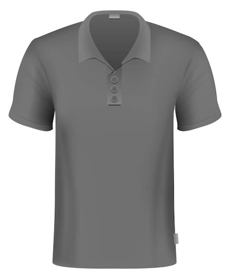Premium Vector Black Polo Tshirt Realistic Mockup Fashion Template