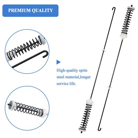 Durable W10780045 Washer Suspension Rod Kit 4pcs 26 7in Compatible