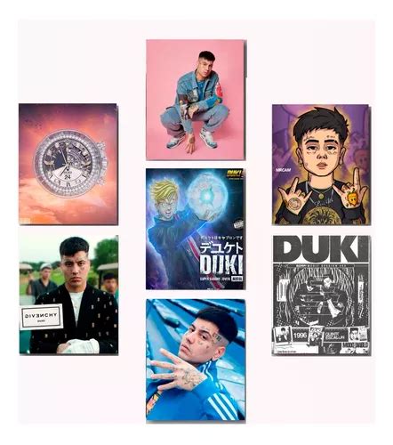 Cuadros Decorativos Duki Discograf A Album Piezas Duko Meses Sin
