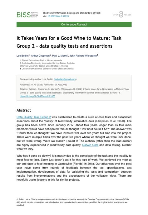 pdf it takes years for a good wine to mature task group 2 data