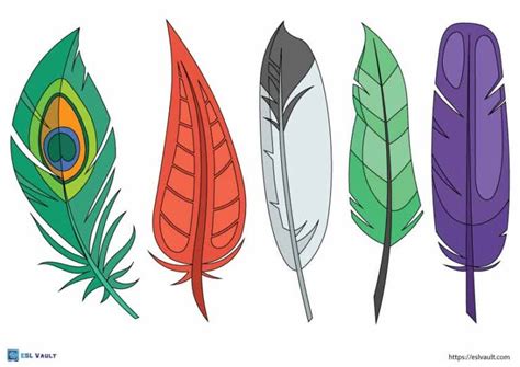 81 Free Printable Feather Templates PDF ESL Vault