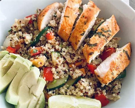 Quinoa Salade Met Zoete Aardappel En Courgette Ramadanrecepten Nl