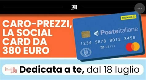 Carta Acquisti 2023 Dedicata A Te Quando Arrivano I 382 Euro Ecco
