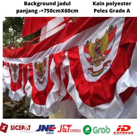 Jual Bendera Merah Putih Garuda Bendera Indonesia Panjang Bendera