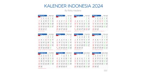 Indonesian Calendar Template Vector Simple Minimal Off