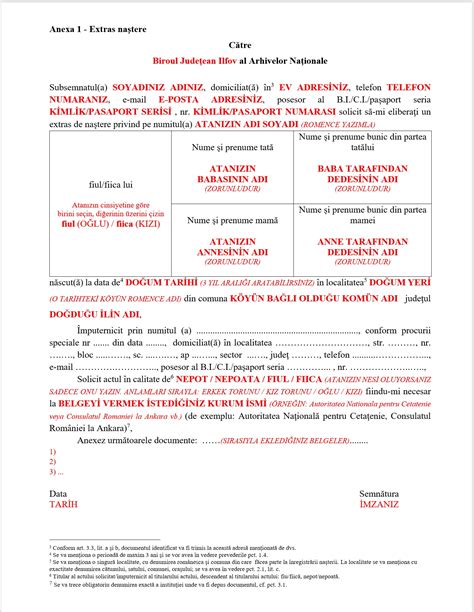 İlfov Ulusal Arşivinde belge aramak Romence dersleri ve kurs notları