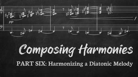 Adding Diatonic Chords To A Melody Youtube