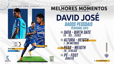 David José Atacante Winger YouTube