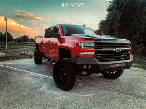 Chevrolet Silverado Wheel Offset Super Aggressive