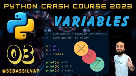 03 Variables en Python Declaración y Asignación YouTube