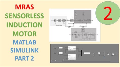 sensorless induction motor matlab simulink mras part 2 youtube