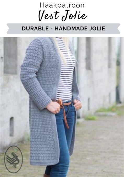 Haakpatroon Lang Vest Jolie Haakinformatie