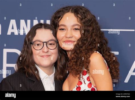 London Uk February London Uk Bella Ramsey And Nico Parker