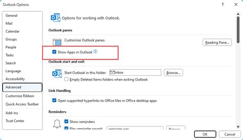 Outlook S Left Navigation Bar