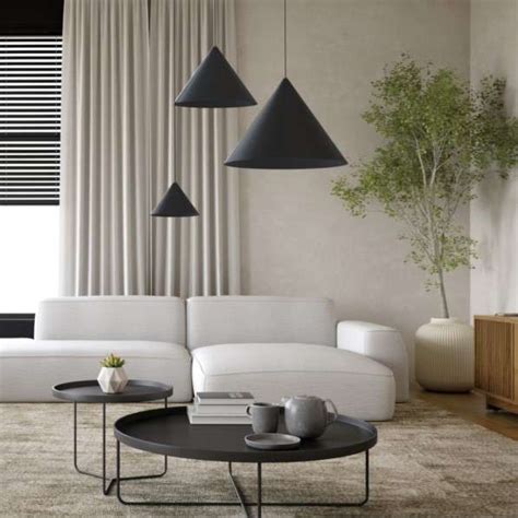 Lampa wisząca ZENITH M biała Lampy Wiszące designmarket pl