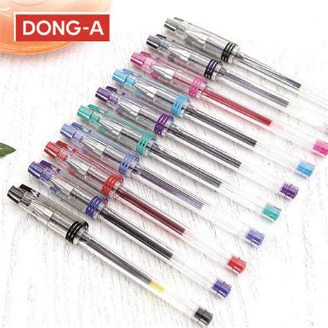 동아 파인테크 0 4mm 0 5mm 중성펜 문구랜드