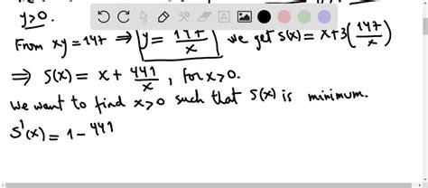 solved find two positive numbers that satisfy the given requirements the product is 147 and the