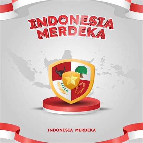 Premium Vector Hari Kemerdekaan Indonesia Means Indonesian