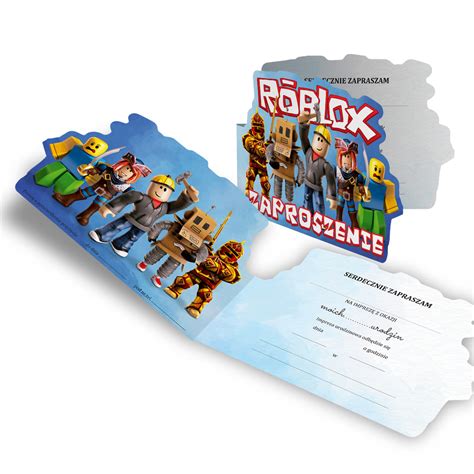 Zaproszenie Na Urodziny Roblox Z2 Inna Marka Sklep EMPIK
