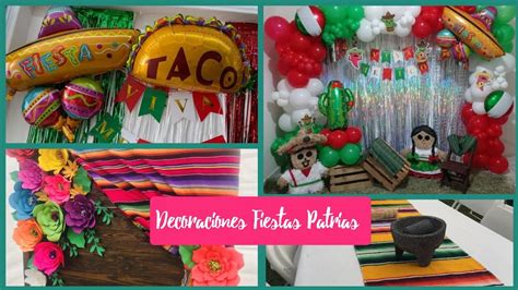 Decoraciones para Celebrar Día de la Independencia 16 de septiembre