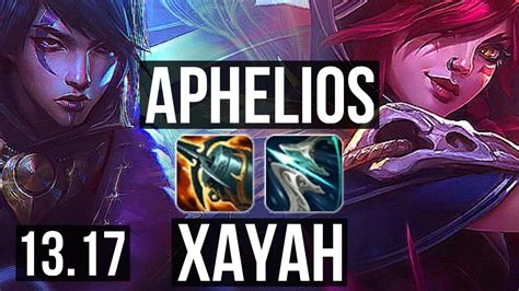 APHELIOS Poppy Vs XAYAH Senna ADC 6 1 5 1100 Games 1 1M