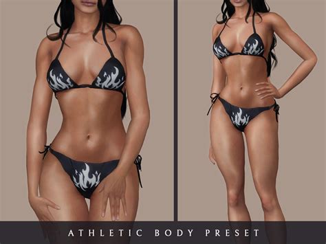 Athletic Body Preset LutessaSims