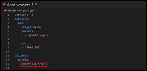 how are volumes defined in docker compose yaml linux consultant