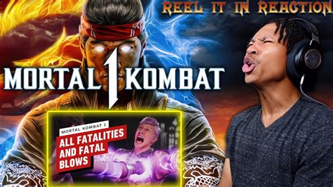 Mortal Kombat All Fatalities And Fatal Blows In K Reaction Reel