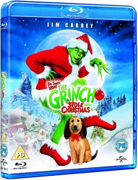 DR SEUSS HOW THE GRINCH STOLE CHRISTMAS JIM CAREY BLU RAY NEW