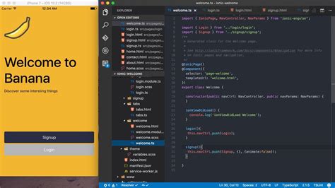Ionic Angular Welcome Page With Login And Logout Tutorial Youtube