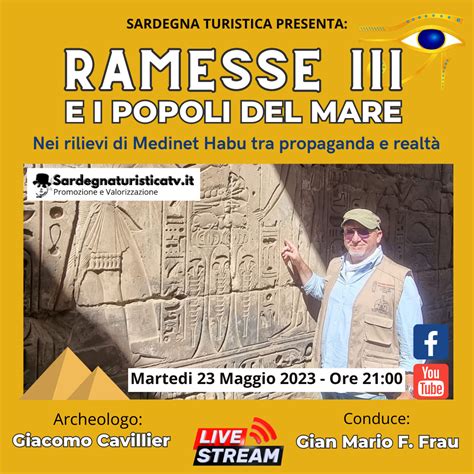 Shardana Enigma Ramesse III E I Popoli Del Mare Con Giacomo Cavillier