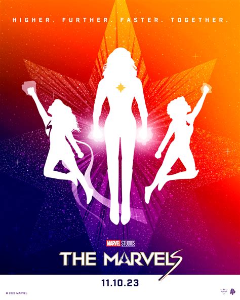 The Marvels Carol Danvers Monica Rambeau And Kamala Khan